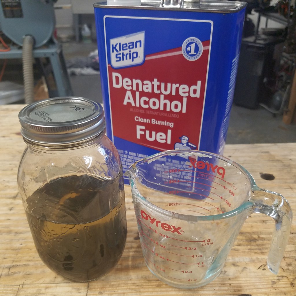 Making Black Shellac – MVFlaim Furnituremaker