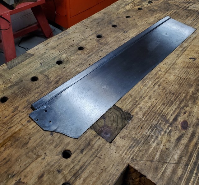 Cleaning up an Old Saw Blade – MVFlaim Furnituremaker
